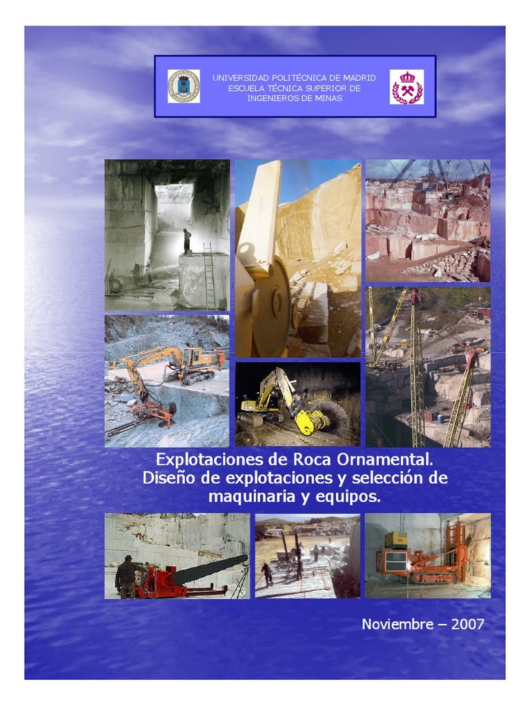 Explotacion de Roca Ornamental | PDF | Cantera | Minería