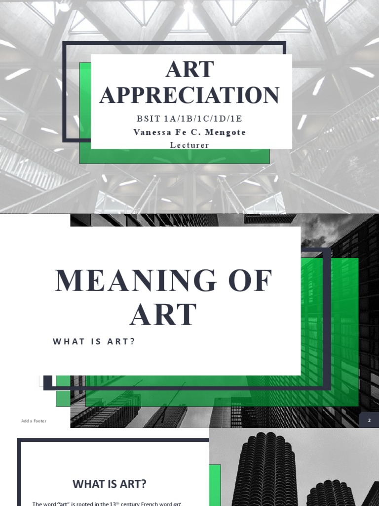 Art Appreciation Topics | PDF