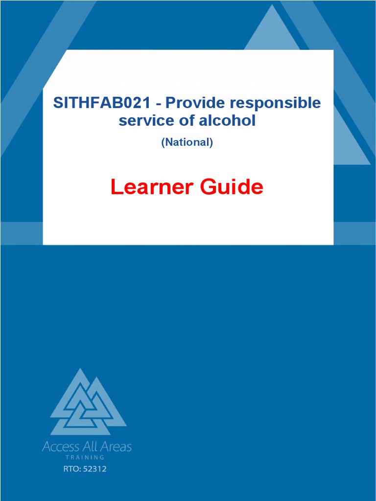 Learner Guide SITHFAB021 National 20092022v1 0 | PDF