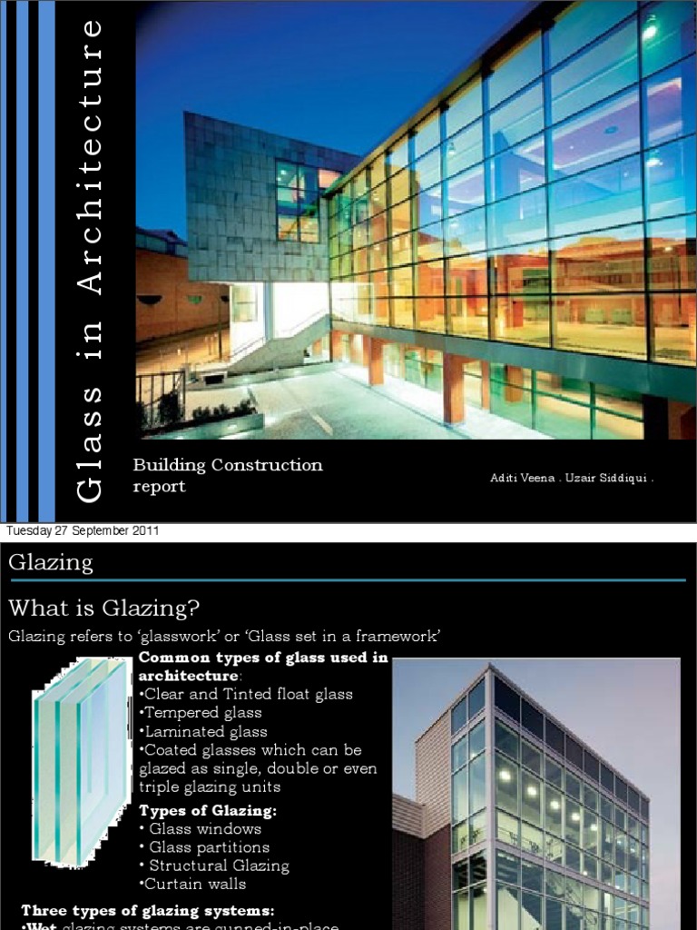 Glazing Report | PDF | Wall | Glasses