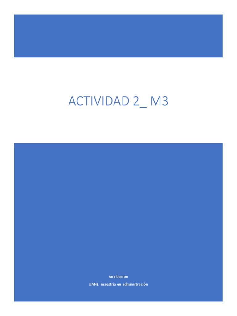 Act2 m3 | PDF | Presupuesto | Costo