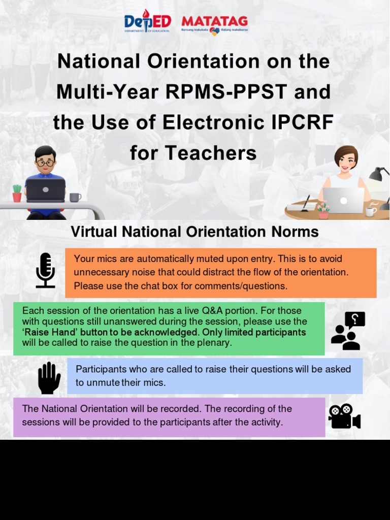 MAIN DECK National Orientation On The Use of EIPCRF | PDF