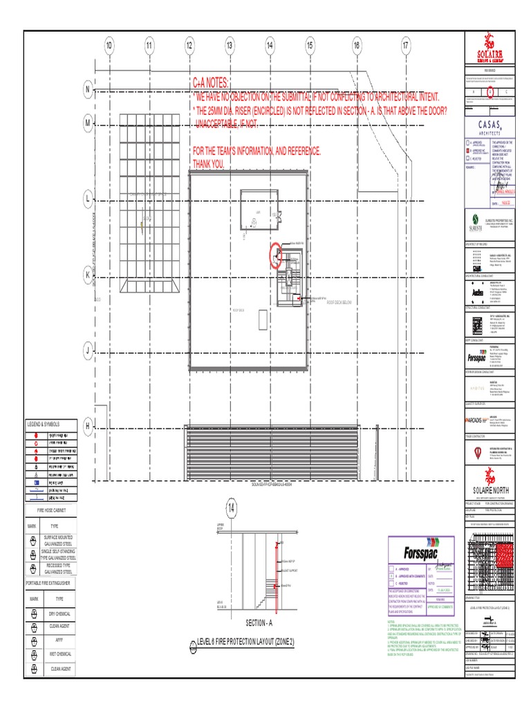 Soln-Sd-Fp-Icp-Bb402-L6-40002 Rev 2-Level 6-Fire Protection Layout ...