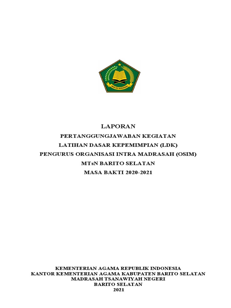 Laporan LDK Osim 2021 | PDF