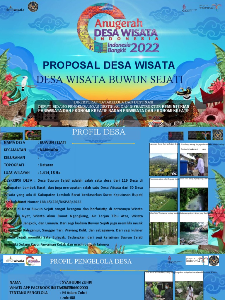 Template Proposal Desa Adwi 2022 5201032020289 | PDF