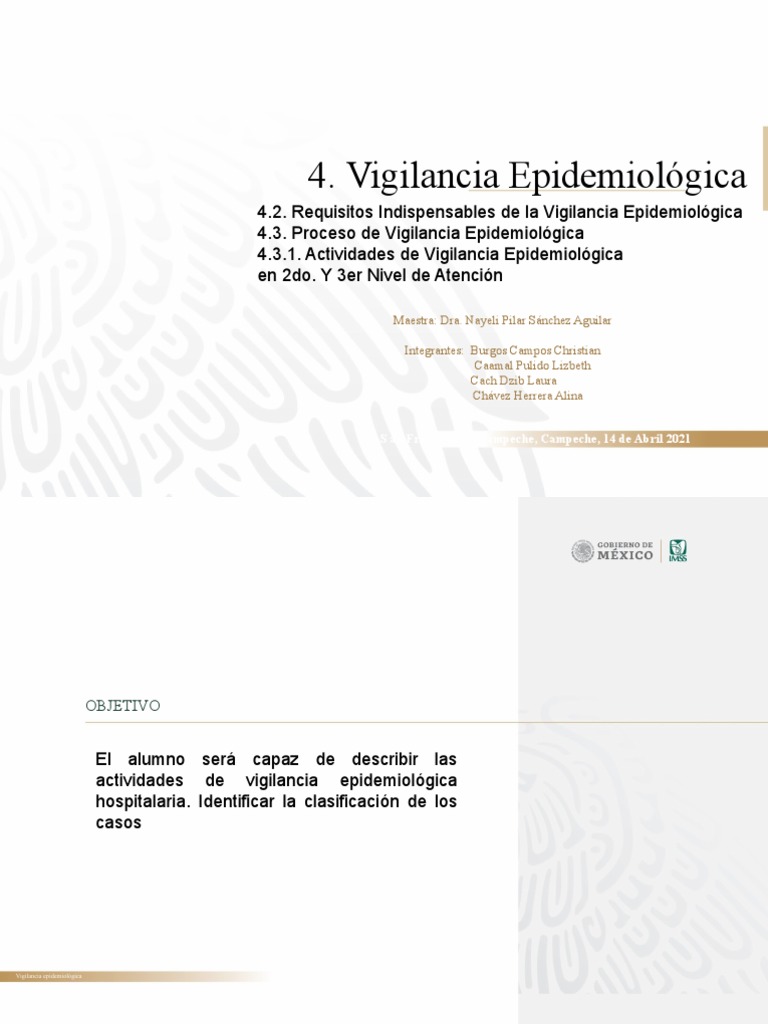 Vig. Epidemiologica | PDF