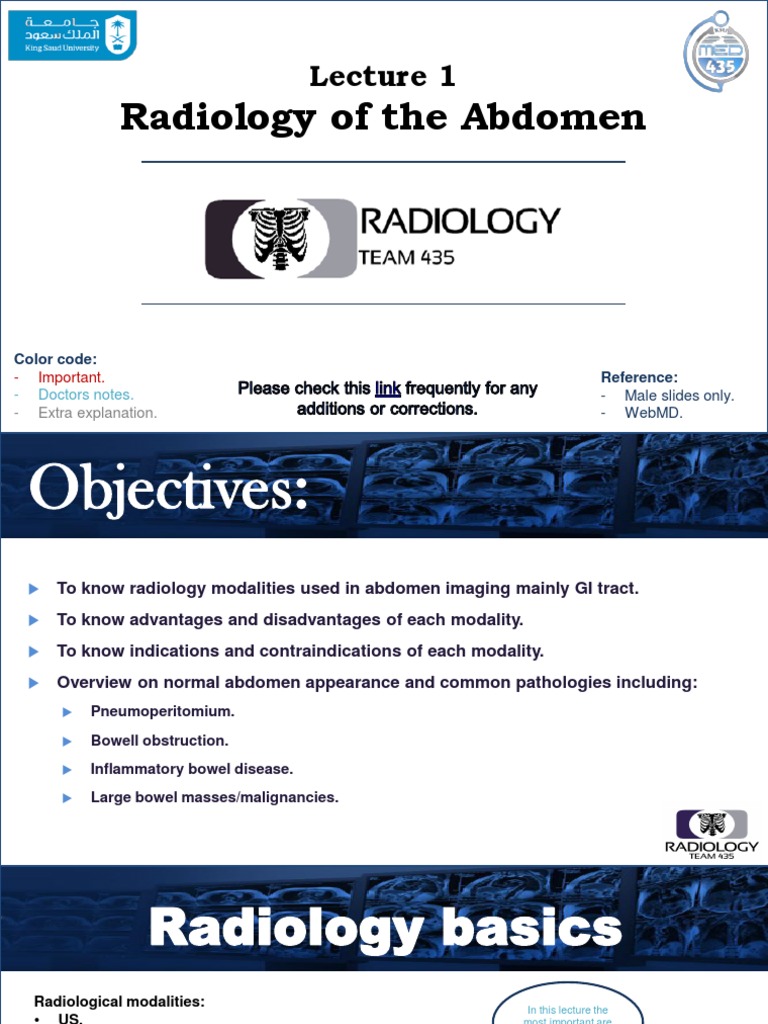 Radiology of The Abdomen | PDF | Medical Imaging | Large Intestine