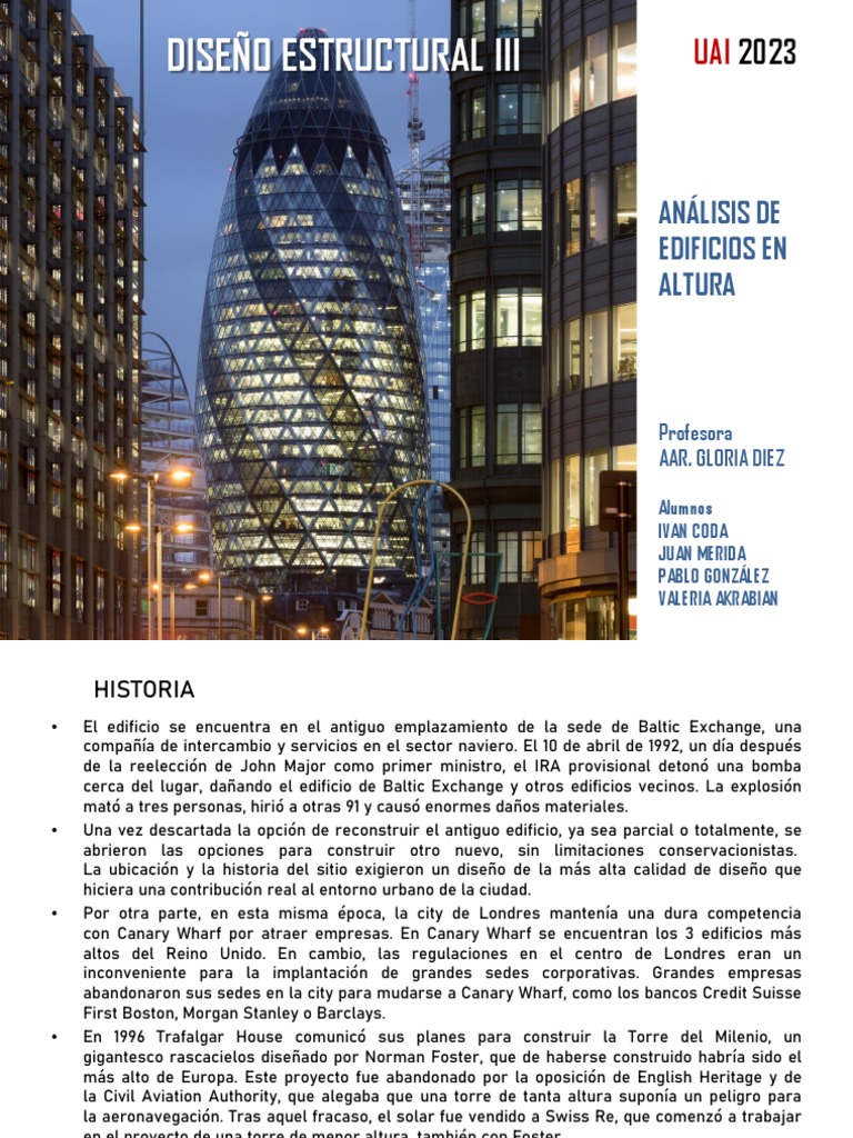 An Lisis de Edif en Altura | PDF