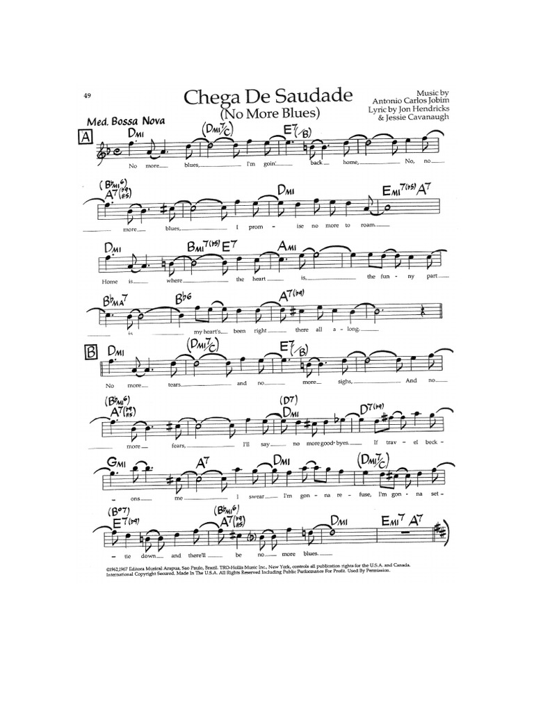 No More Blues | PDF
