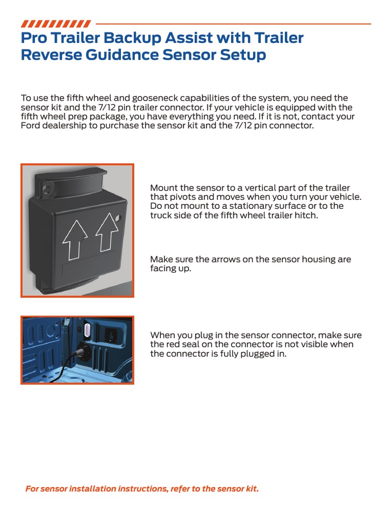 Pro Trailer Backup Assist Setup Guide | PDF | Technology & Engineering