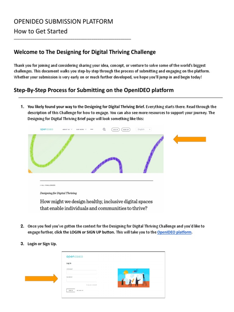 How To Submit To The OpenIDEO Platform | PDF | Career & Growth