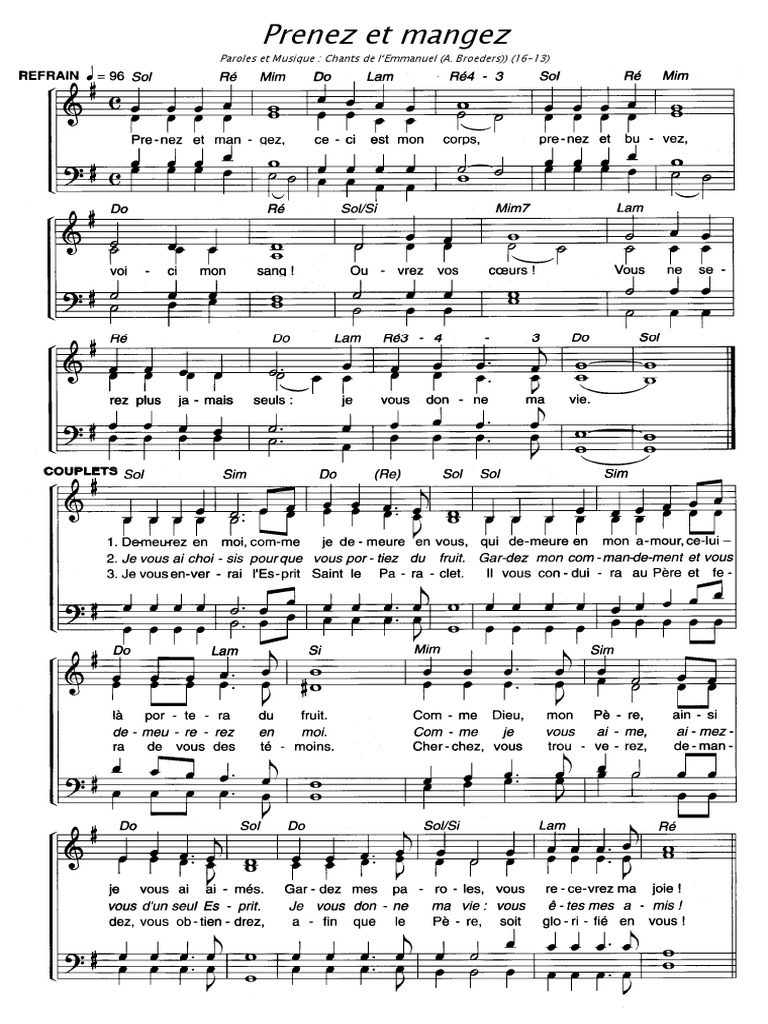 Prenez Et Mangez | PDF