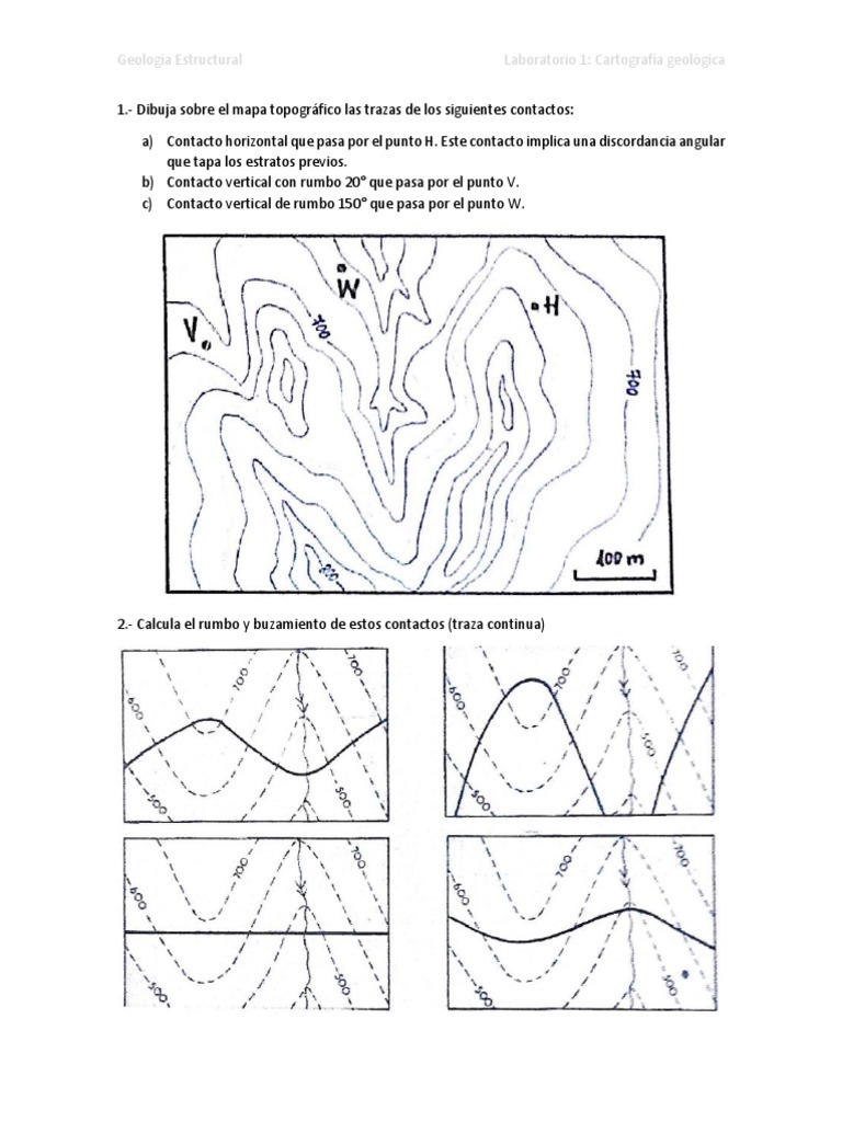 Guía Geología Estructural Lab - 1 | PDF