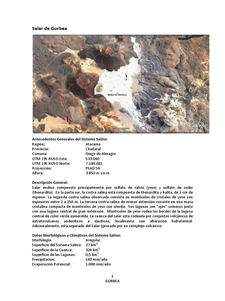 Ficha Tecnica Compilada Salar de Gorbea | PDF