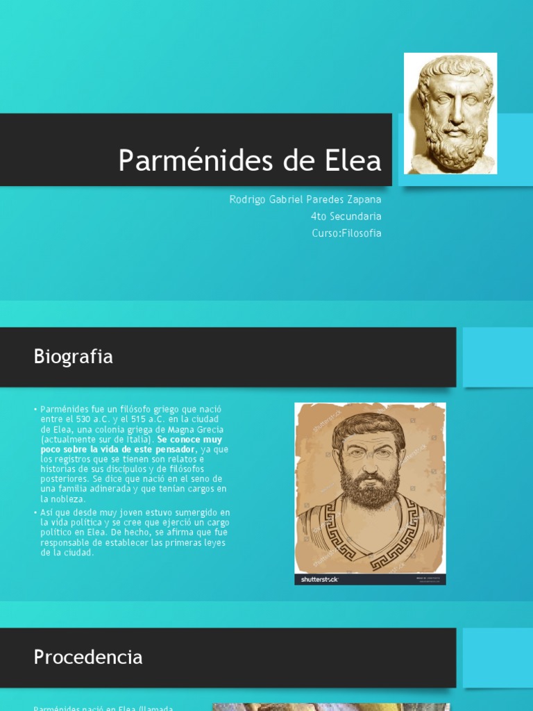 Parménides de Elea | PDF