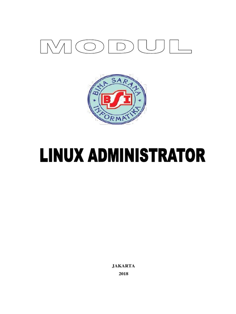 gjl1819 Modul LSA Linux Sistem Administrator | PDF