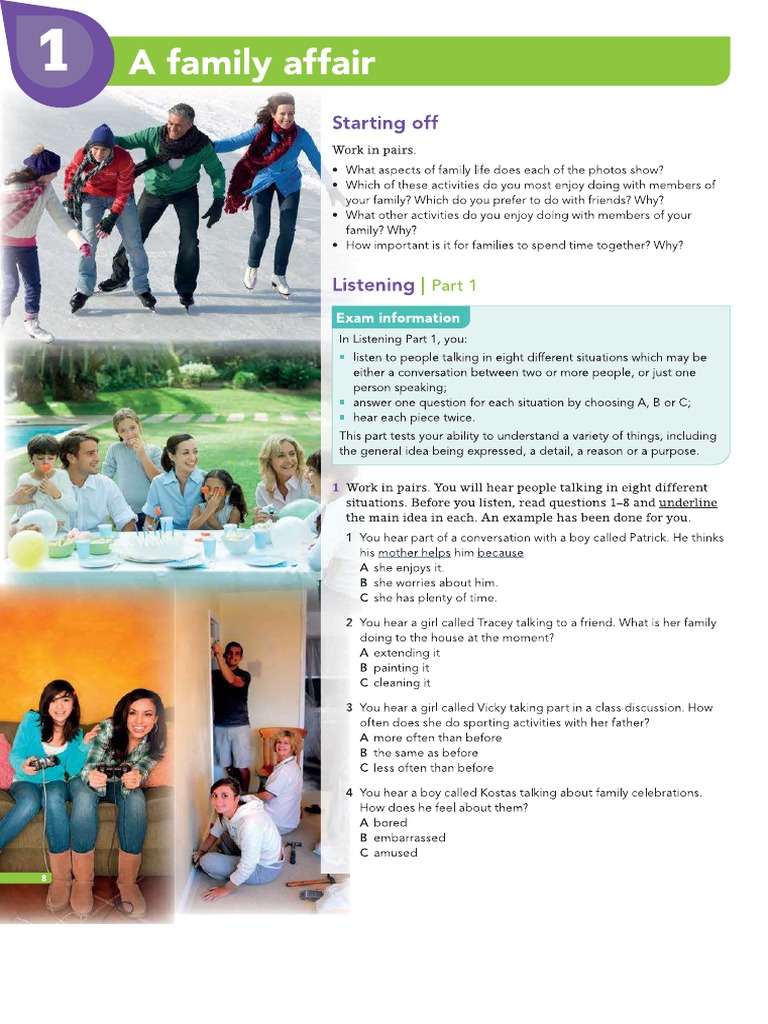 1 Family Affair | PDF