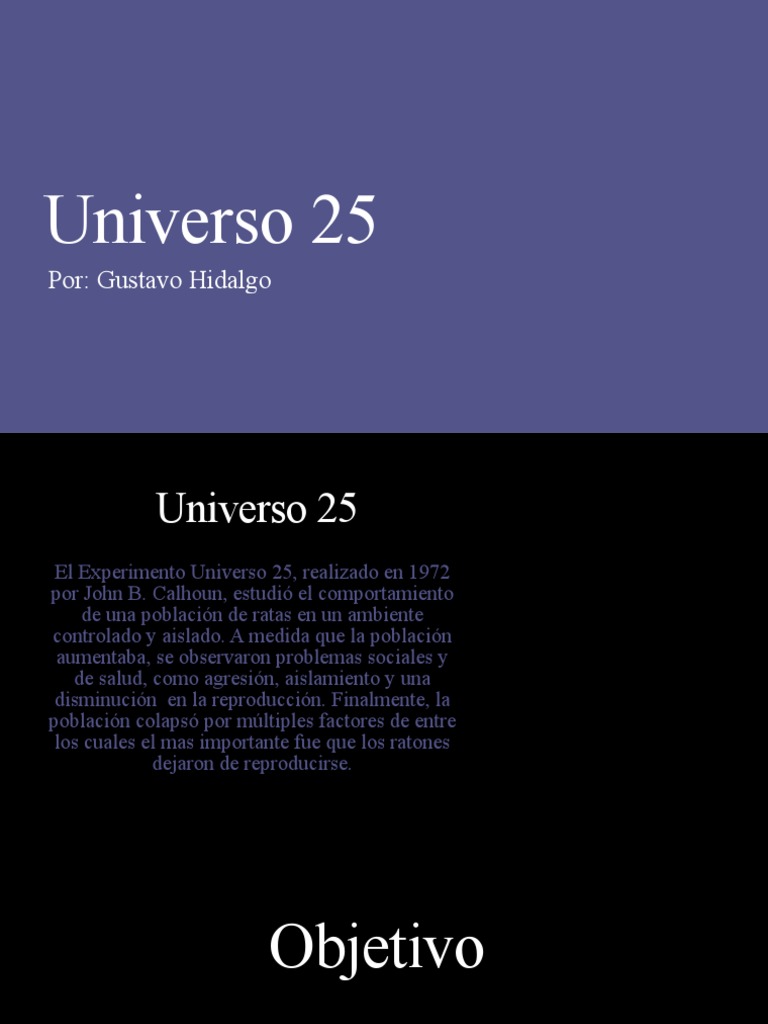 Universo 25 | PDF
