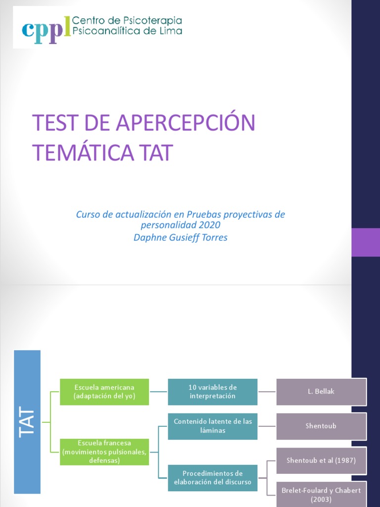 2 Pruebas CPPL - TAT | PDF
