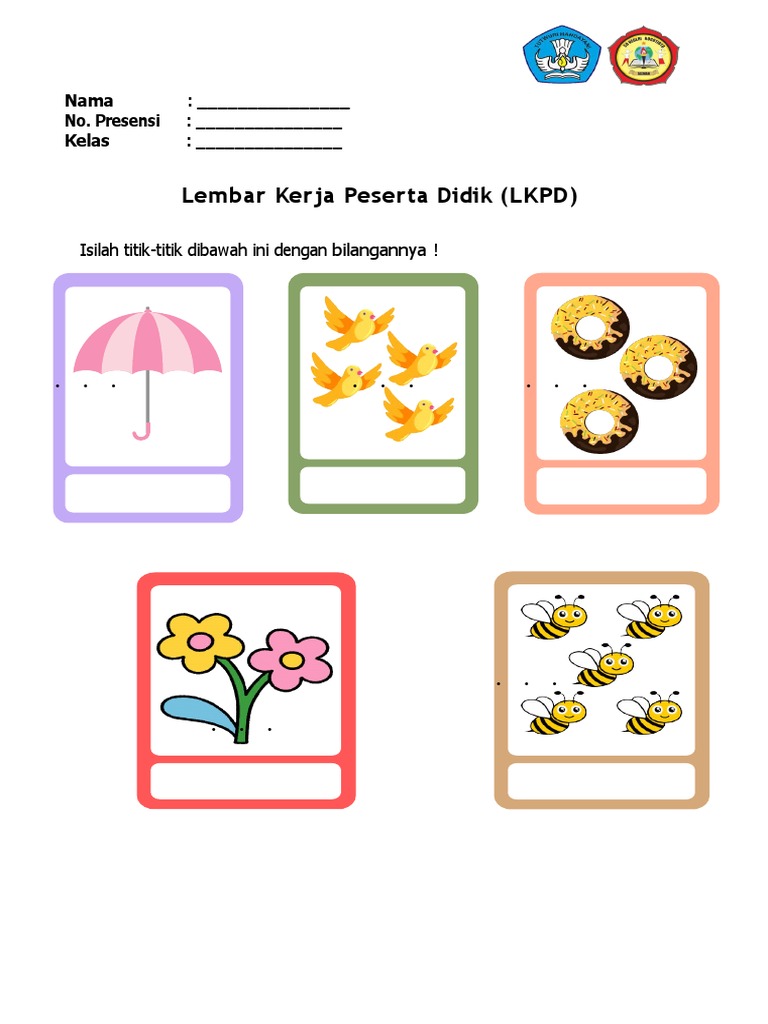 LKPD Matematika Kelas 1 Semester 1 | PDF