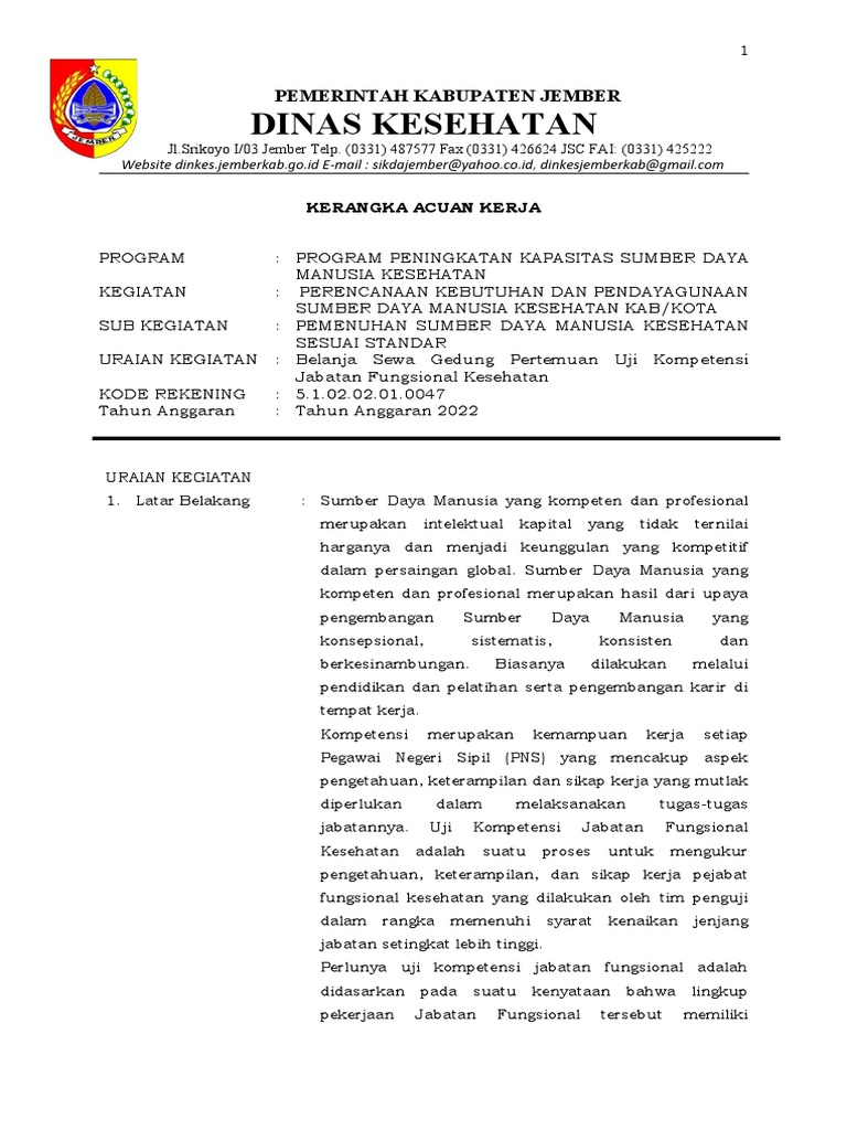 Kak Sewa Gedung | PDF