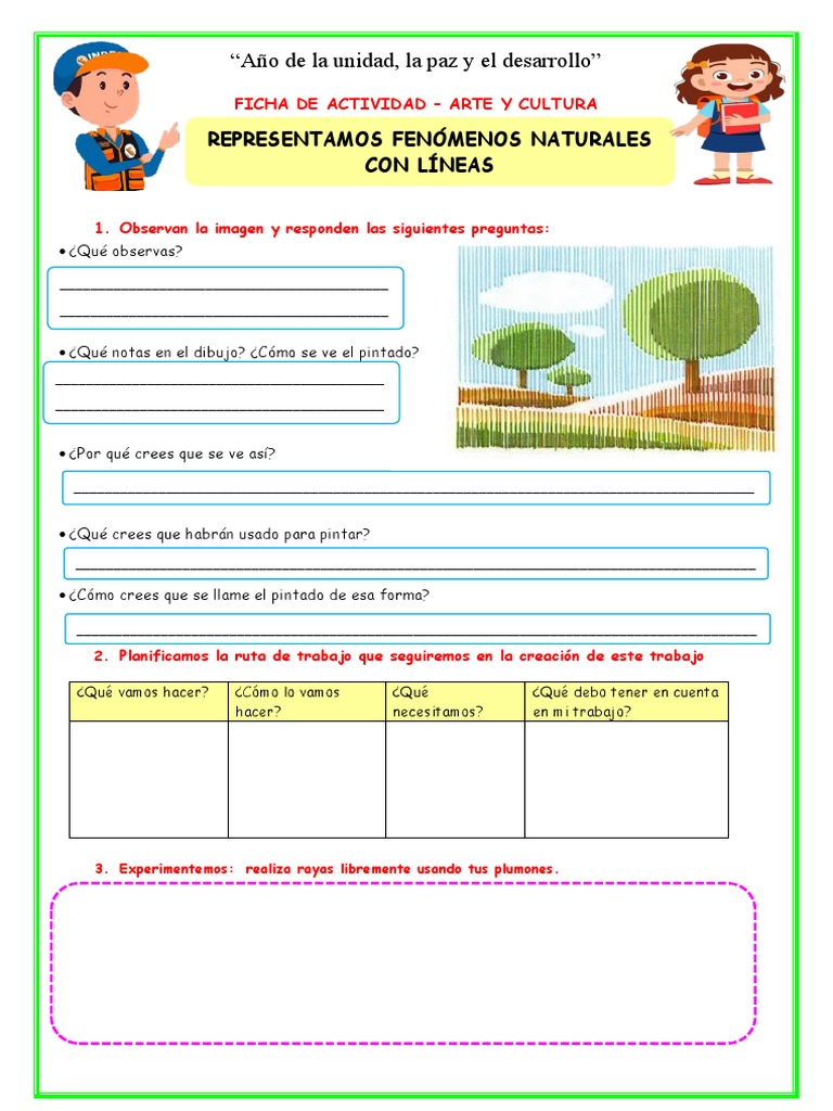 Actividades de Arte: Huayco y Rayado | PDF | Arte