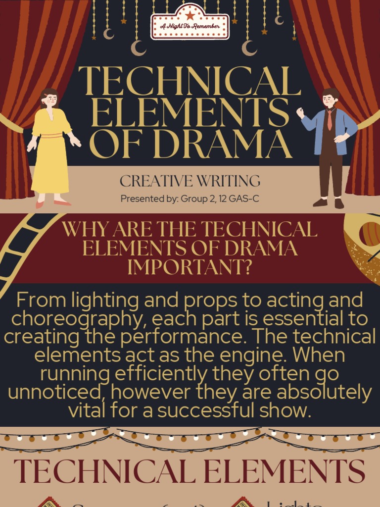 Technical Elements of Drama | PDF