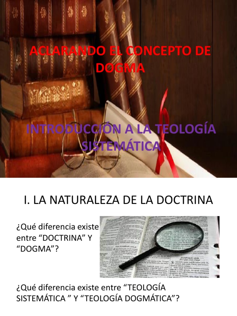 Aclarando El Concepto de Dogma | PDF | Teología | Dogma