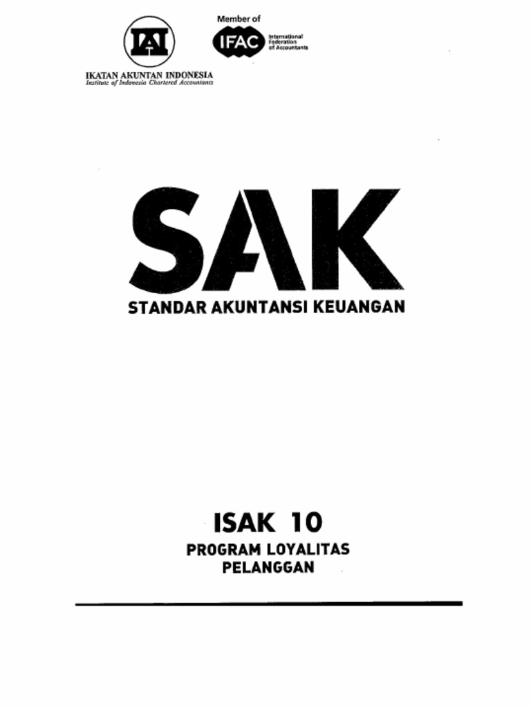 ISAK 10 - Program Loyalitas Pelanggan | PDF ISAK 10 - Program Loyalitas Pelanggan | PDF