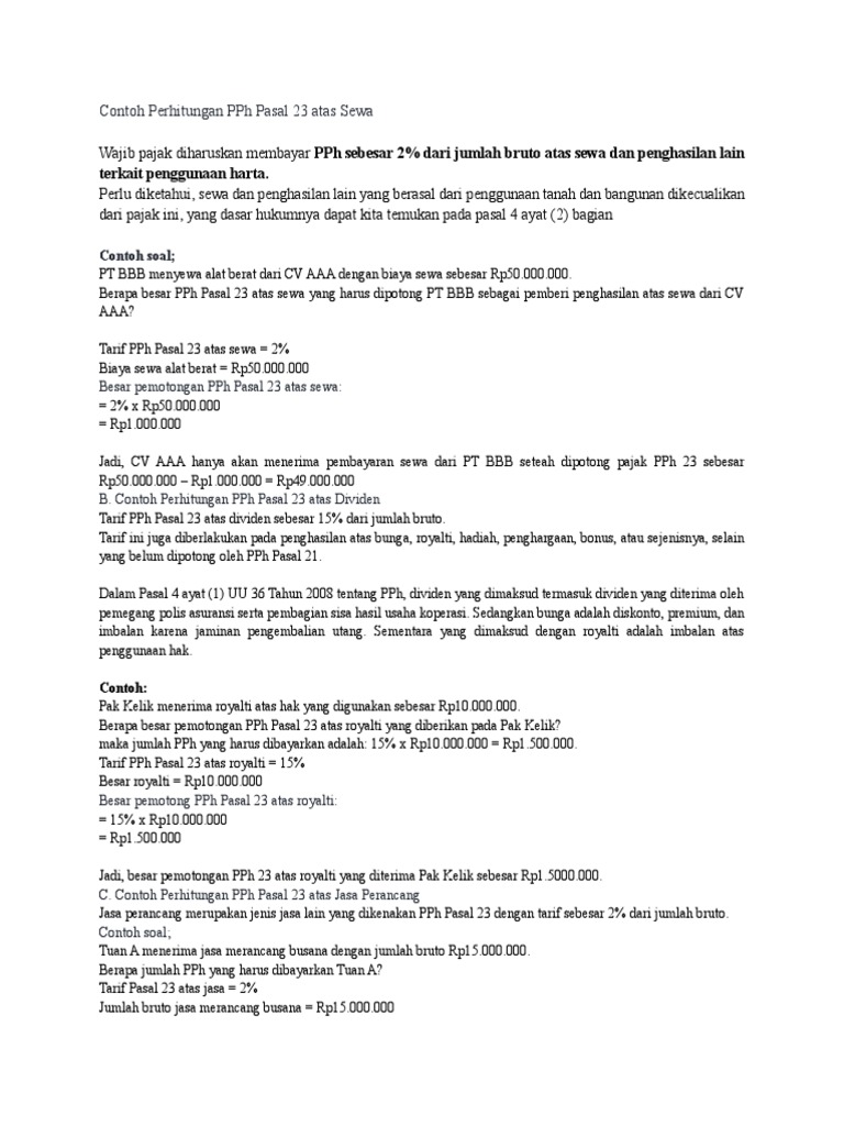 Bahan UAS PAJAKK | PDF