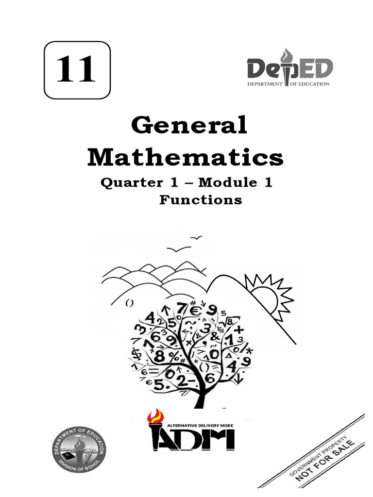 General Mathematics - Q1 - SLM - WK1 | PDF