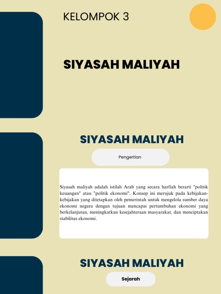 Siyasah Maliyah | PDF