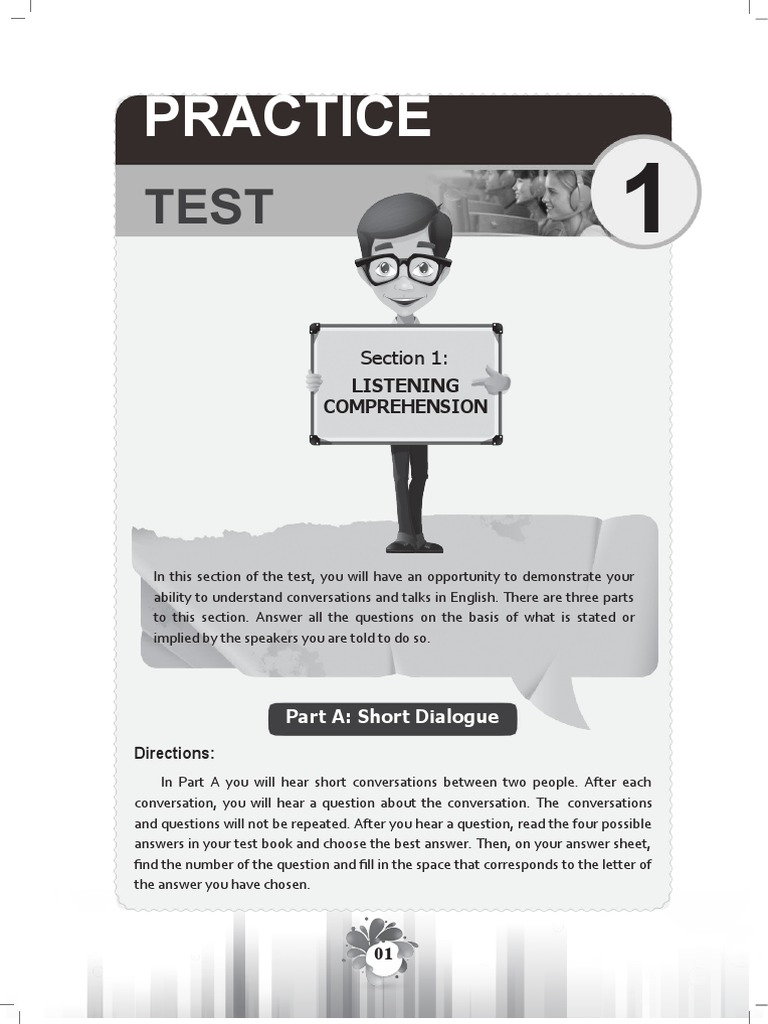 TOEFL Practice Test Overview | PDF | Language Arts & Discipline