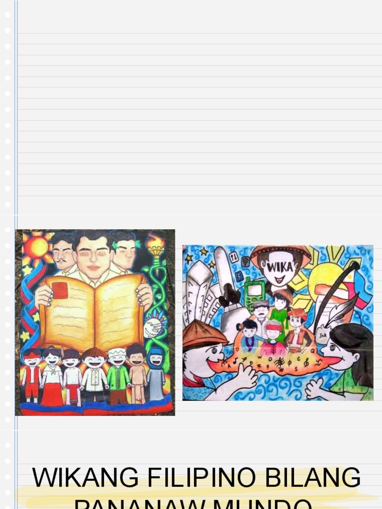 Wikang Filipino Bilang Pananaw-Mundo, Kultural Na Diversidad at ...