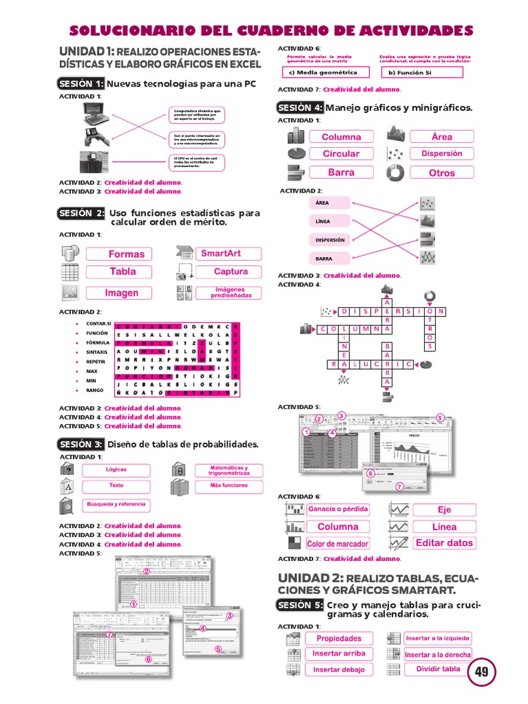 6to Grado Solucionario de Cuaderno de Actividades | PDF | Adobe Flash ...
