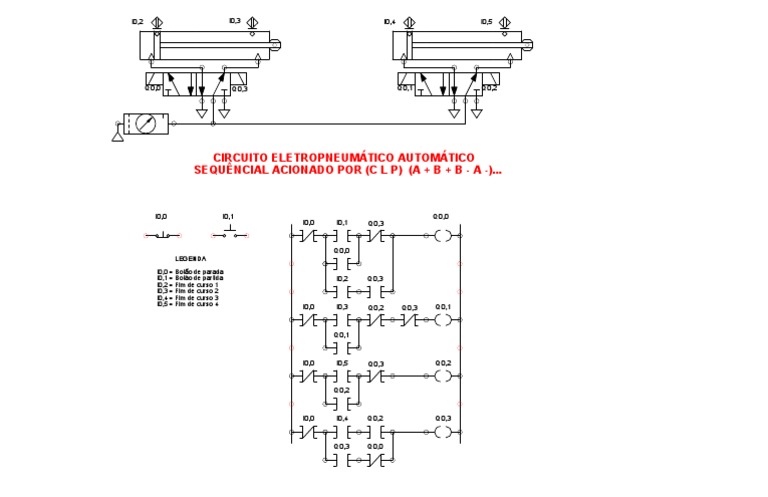 10 Circuito Sequencial (A + B + B - A-) Acionado Por (C L P) | PDF