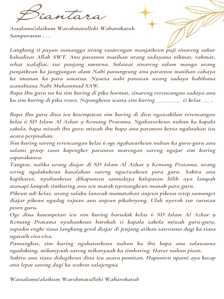 Biantara Dan Artinya | PDF