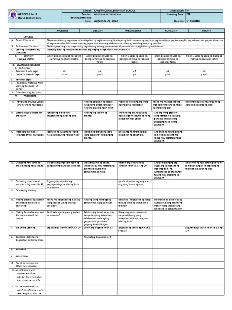 Esp 4 - Q1 - W1 DLL | PDF
