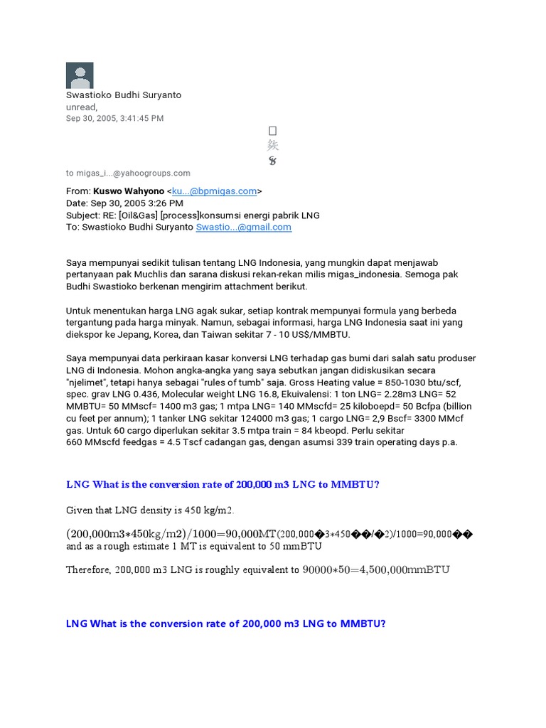 KONVERSI LNG | PDF
