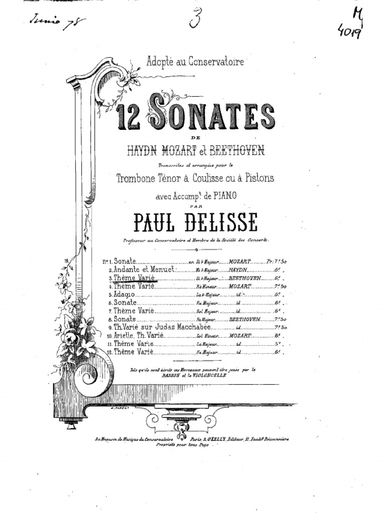 Beethoven Theme Varie, From Piano Sonata Op.26 | PDF