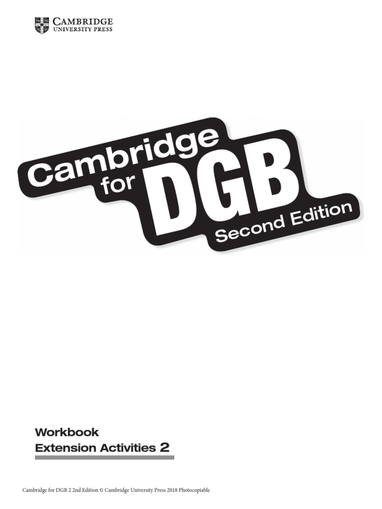 DGB Workbook | PDF