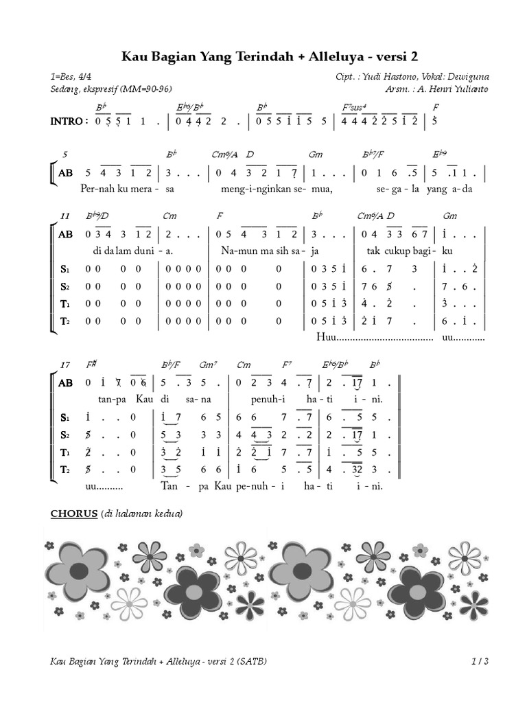 Kau Bagian Yang Terindah | PDF