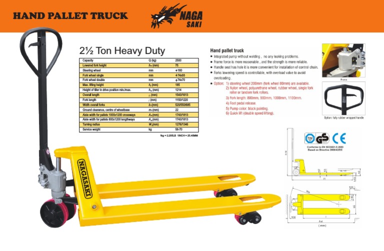 Hand Pallet 2,5 ton | PDF