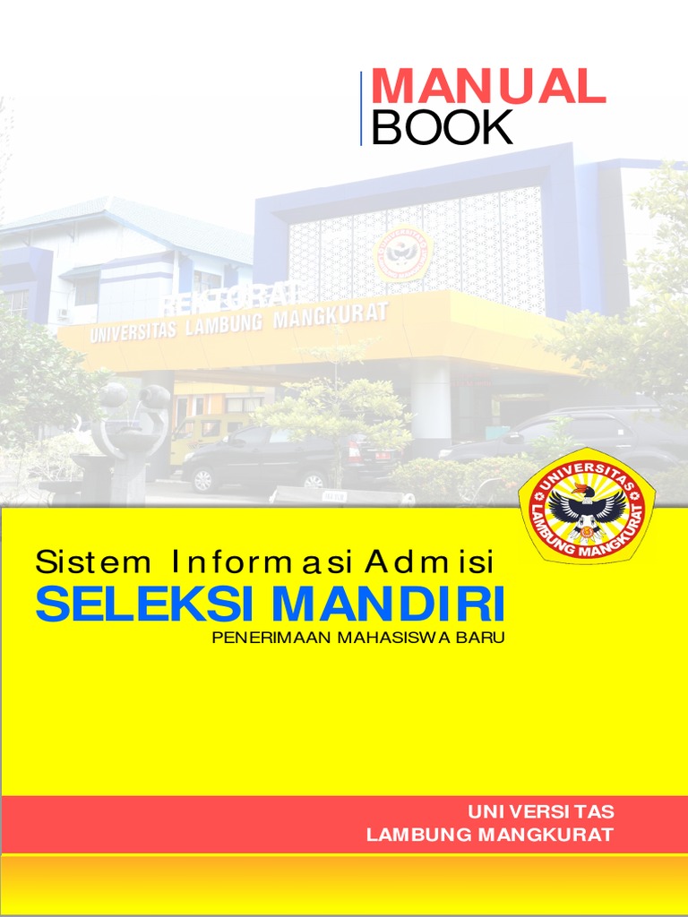 MANUAL BOOK - Sistem Informasi ADMISI | PDF
