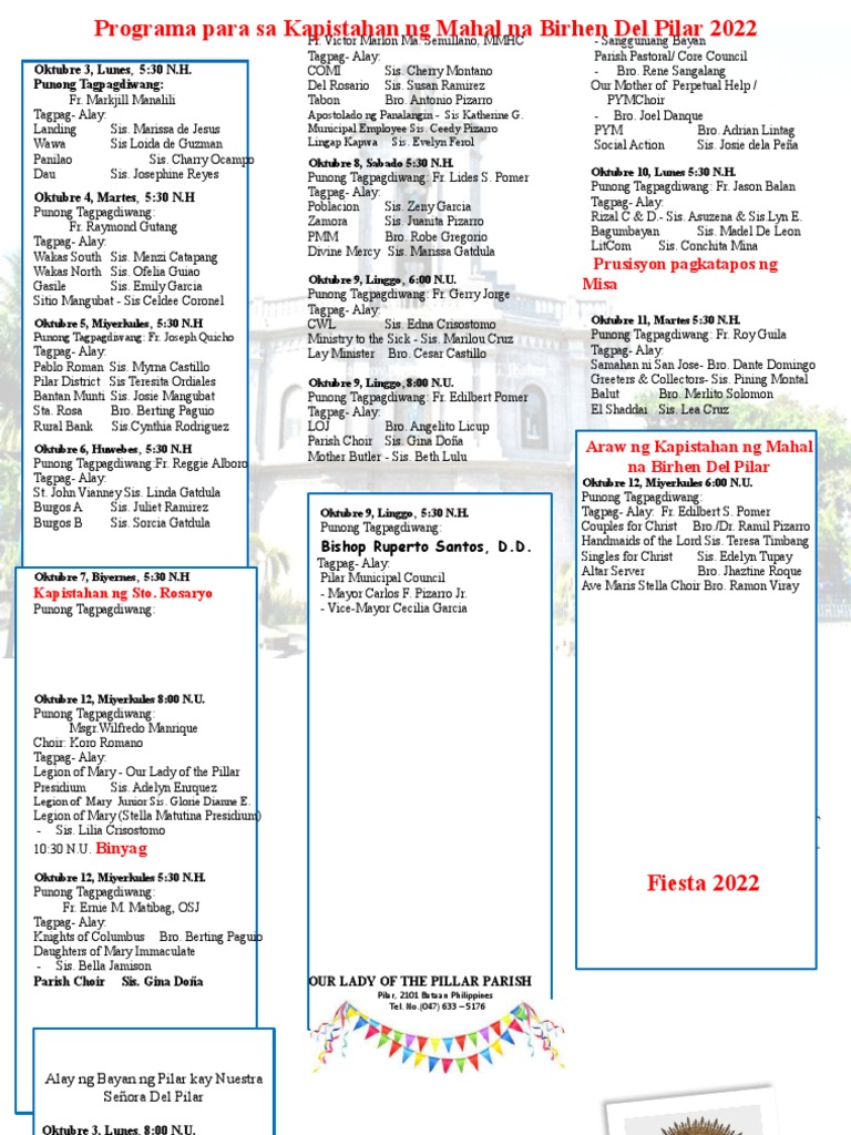 Fiesta 2022 Program | PDF