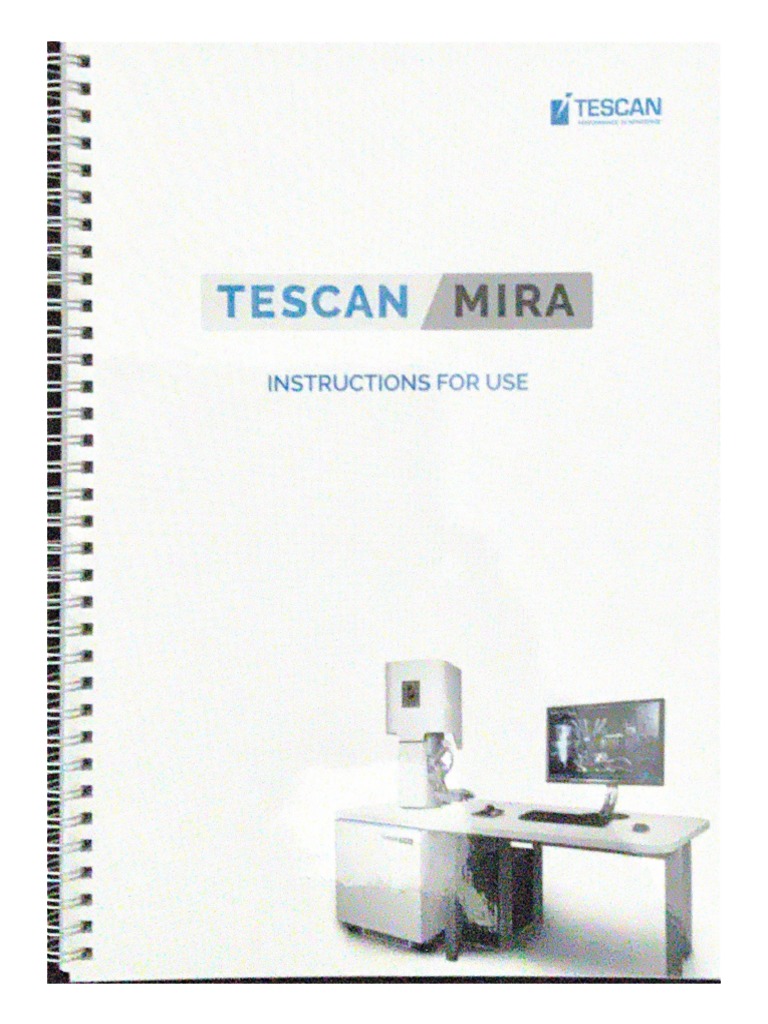 Instructions Tescan 1 | PDF