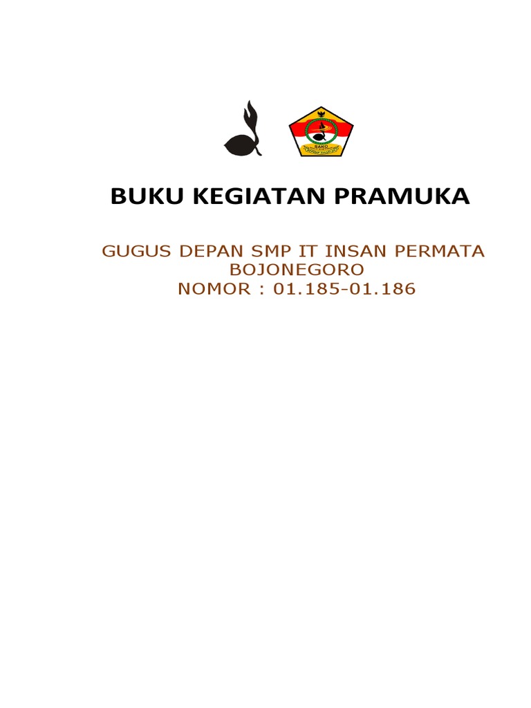BUKU Kegiatan PRAMUKA Sampul | PDF