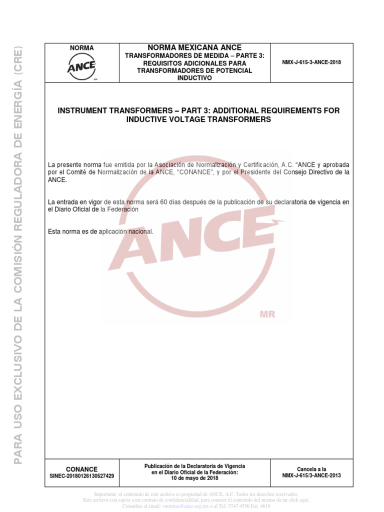 NMX J 615 3 Ance 2018 Parte 3 | PDF
