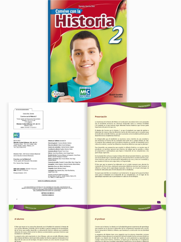 Historia - Tercer Grado - Libro de Texto | PDF