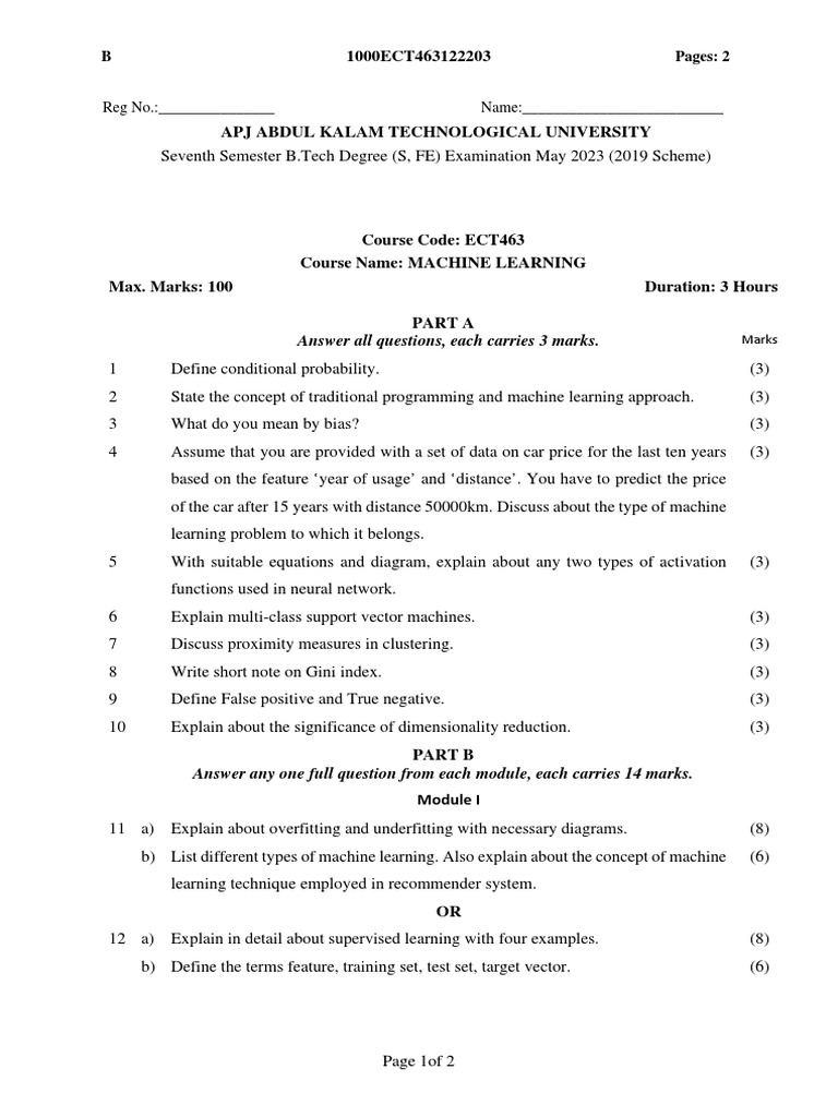 ML Question | PDF | Cluster Analysis | Machine Learning